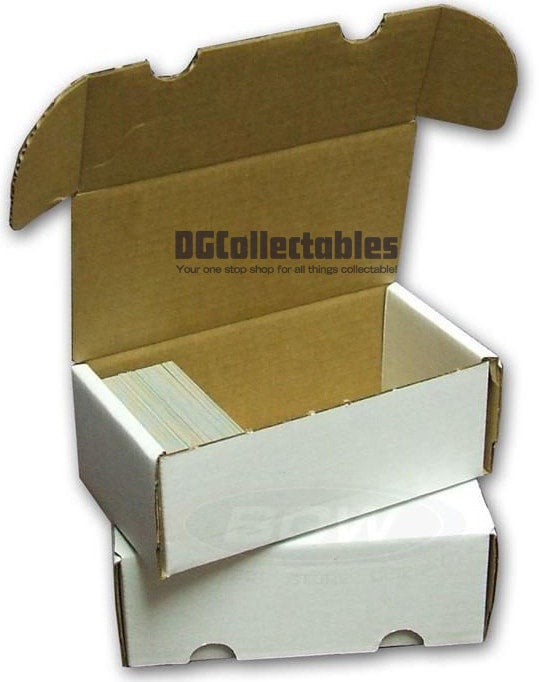 BCW 400 Count Cardboard Storage Box for Trading Cards Bulk Lot of 5 ...