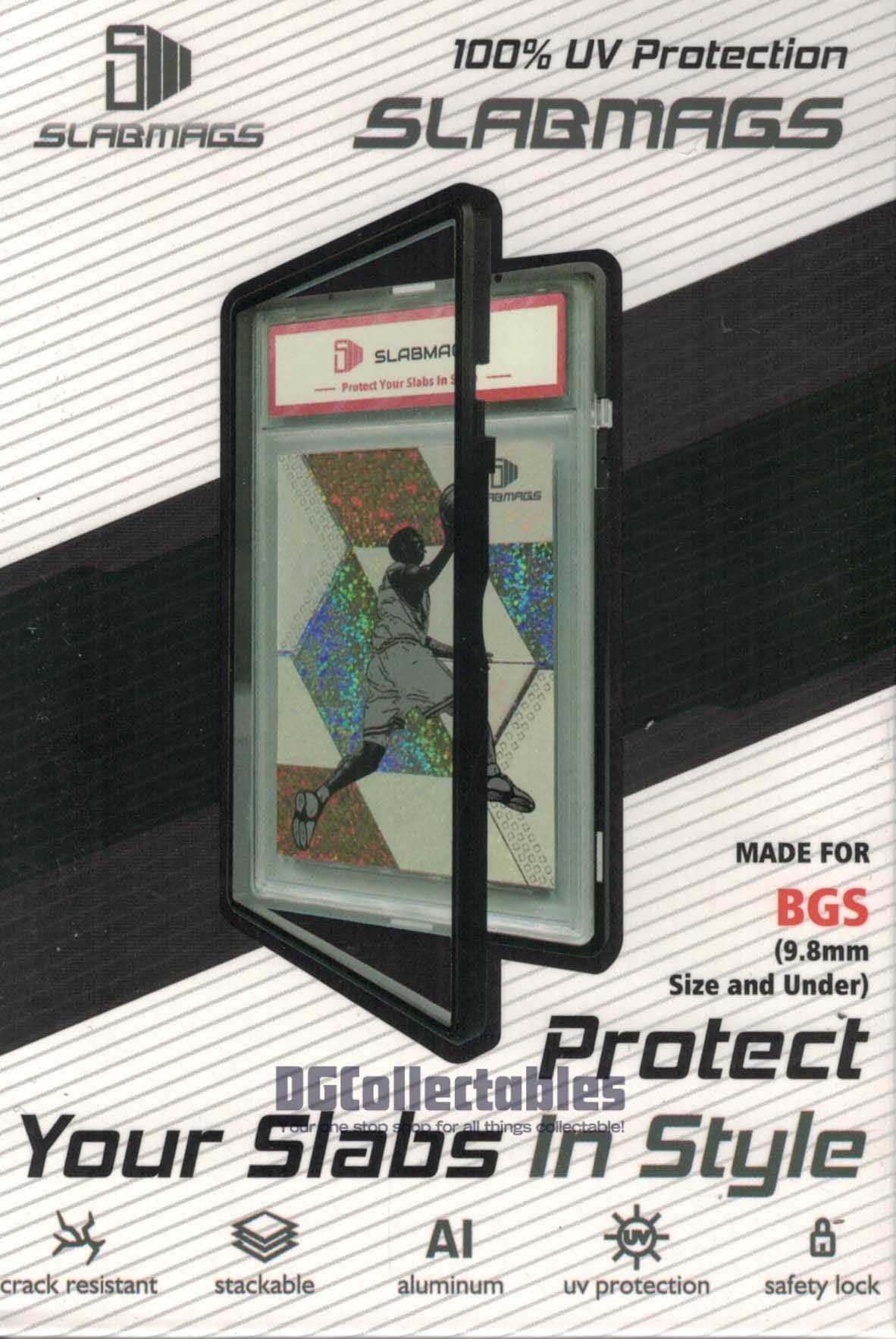 Standard BGS Slabmags Black Graded Slab Card Protection Alloy Holder ...