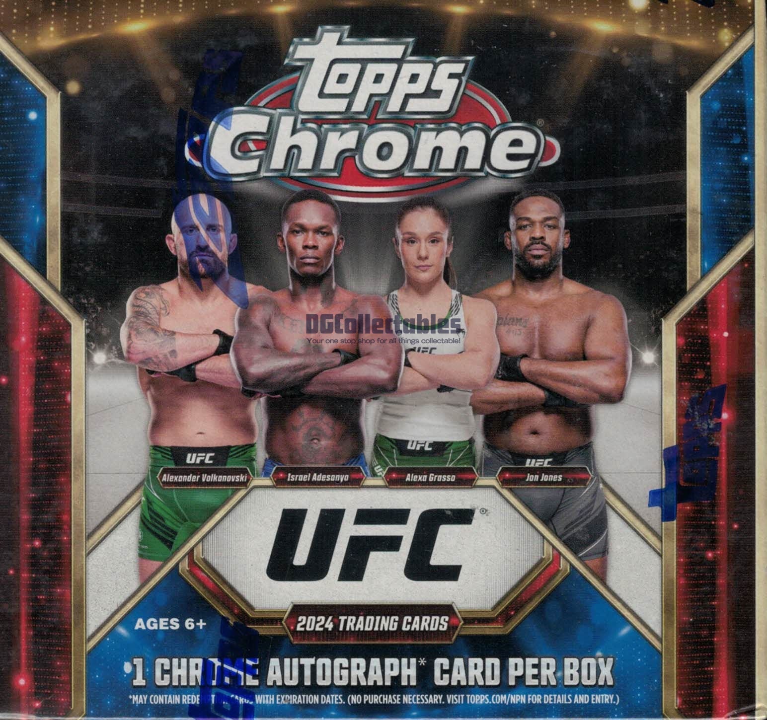 2024 Topps Chrome UFC 6-Pack Mega Box | DGCollectables