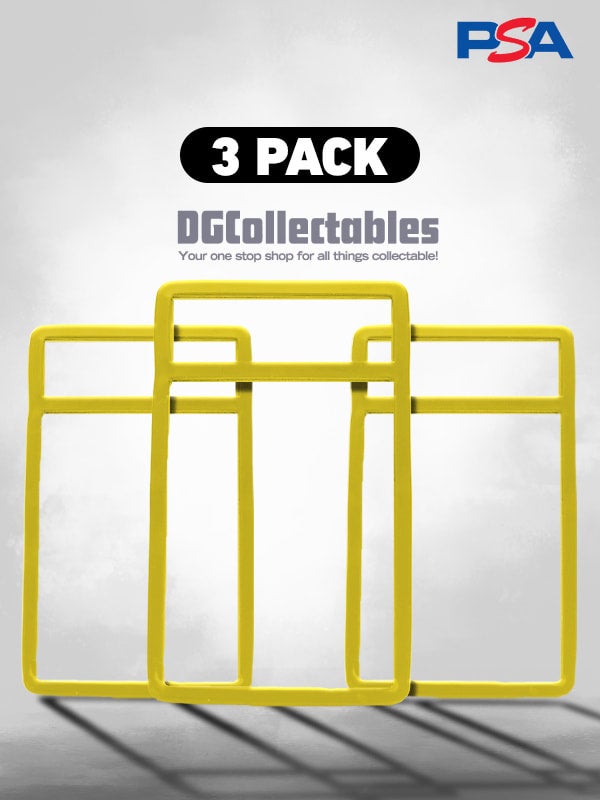 Slab Strong PSA Graded Protection Bumper 3 Pack Yellow | DGCollectables