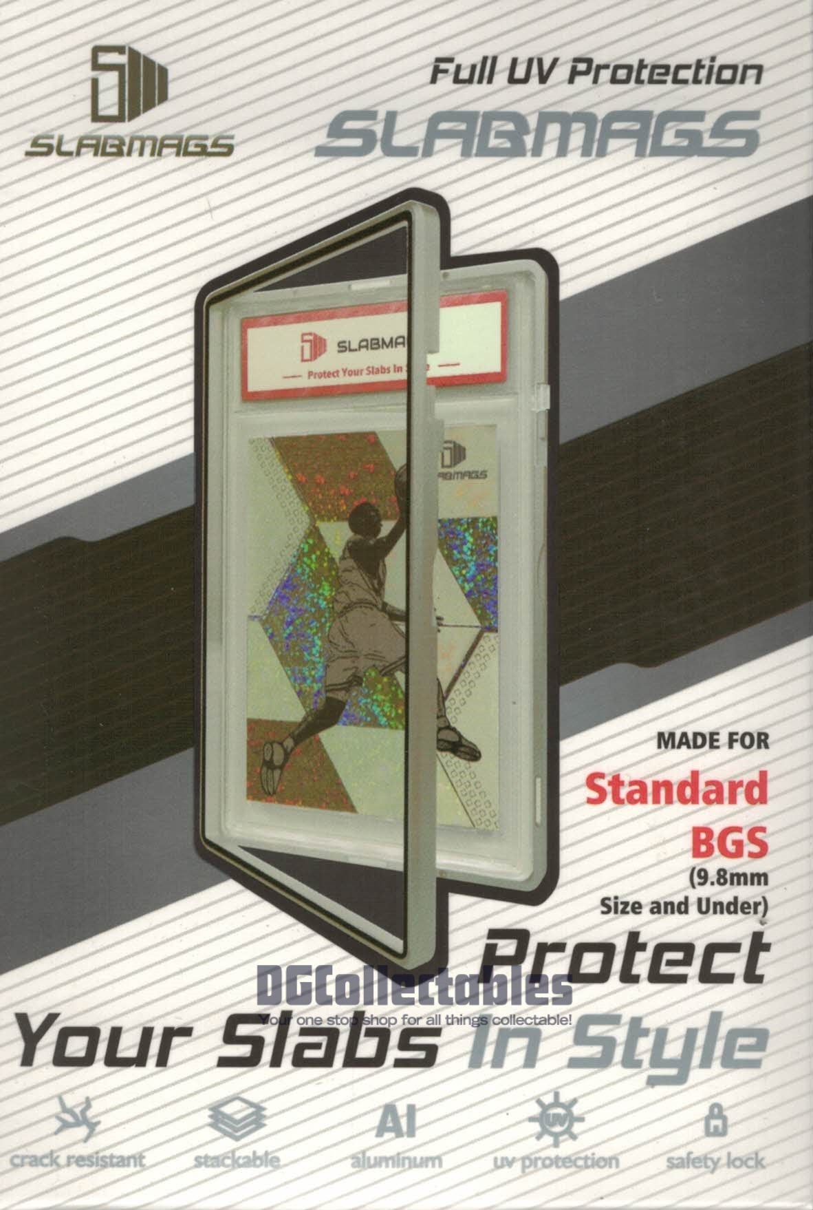 Standard BGS Slabmags Silver Graded Slab Card Protection Alloy Holder ...