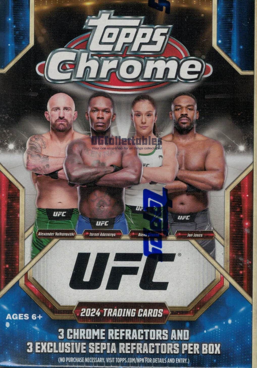 2024 Topps Chrome UFC 6-Pack Blaster Box | DGCollectables